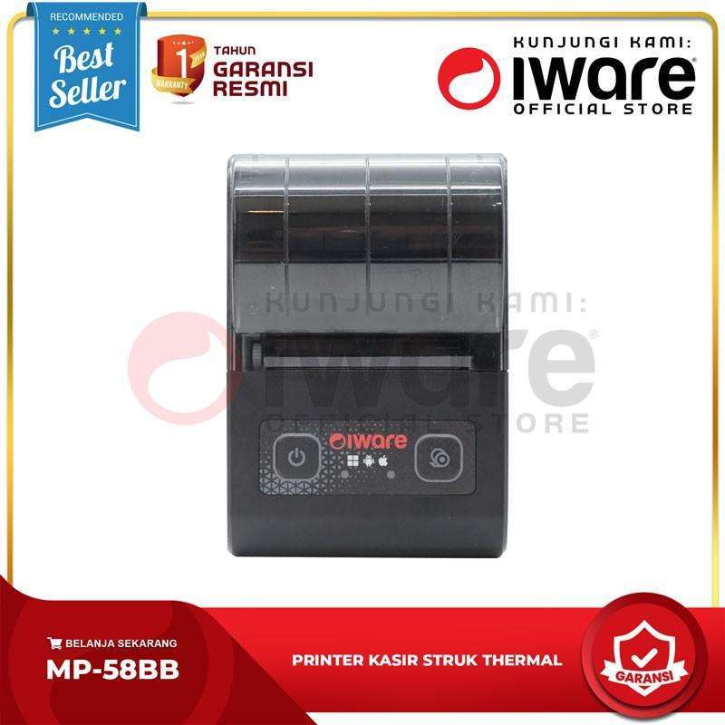 Jual Mobile Printer Thermal Struk Kasir Iware Mp-58bb Bluetooth - 2000mah Di Seller Wira Cctv ...