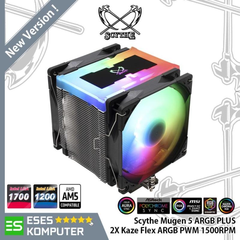 Promo Scythe Mugen 5 Argb Plus | Dual Fan 120mm Hsf Tower Cpu Air ...