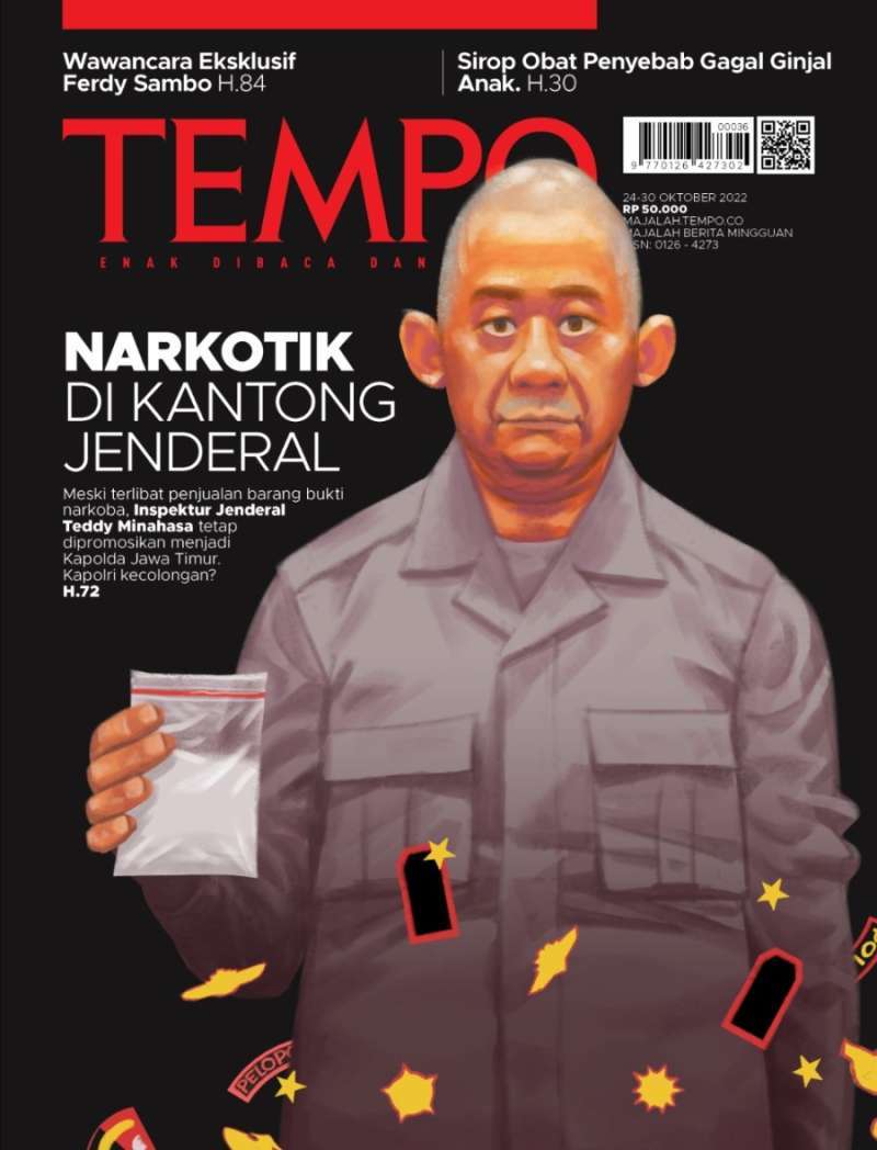 Jual Majalah Tempo Cetak Edisi 5136 Tanggal 24 Oktober 2022 NARKOTIK ...