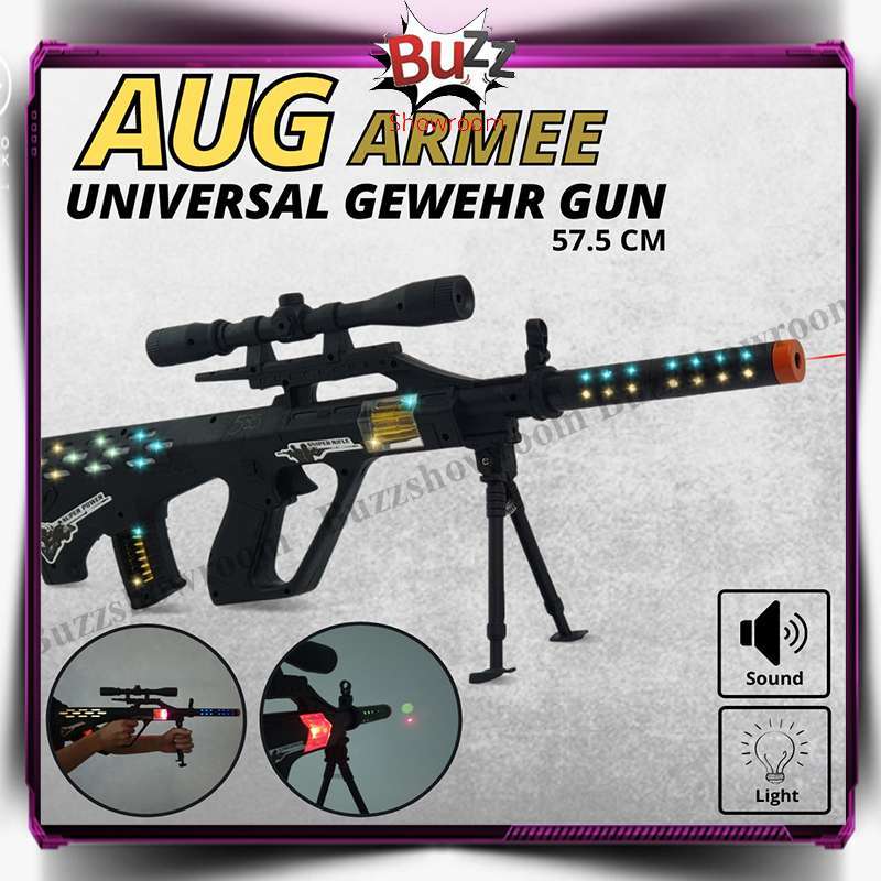 Jual Tembakan Anak AUG Armee Mainan Pistol Senapan Infrared Gun PUBG di ...