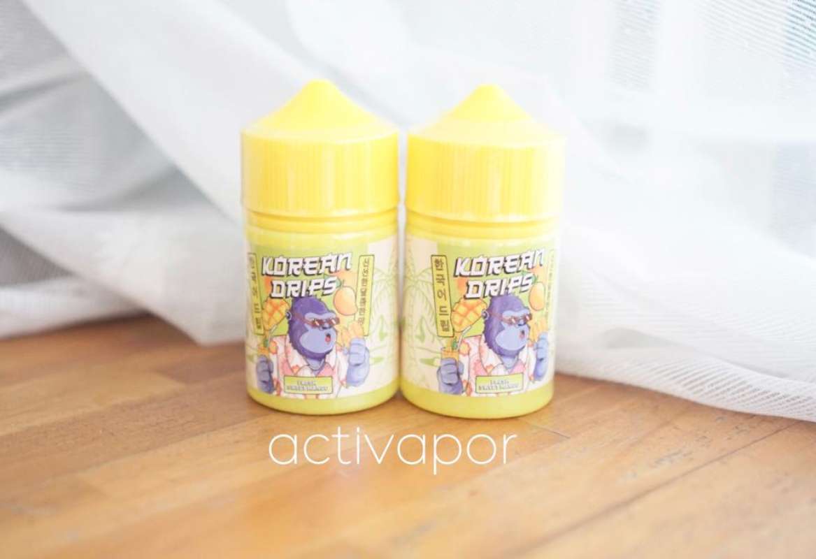 Jual Korean Drips 3mg Fresh Sweet Mango 60ml Liquid Vape Drip Mangga ...