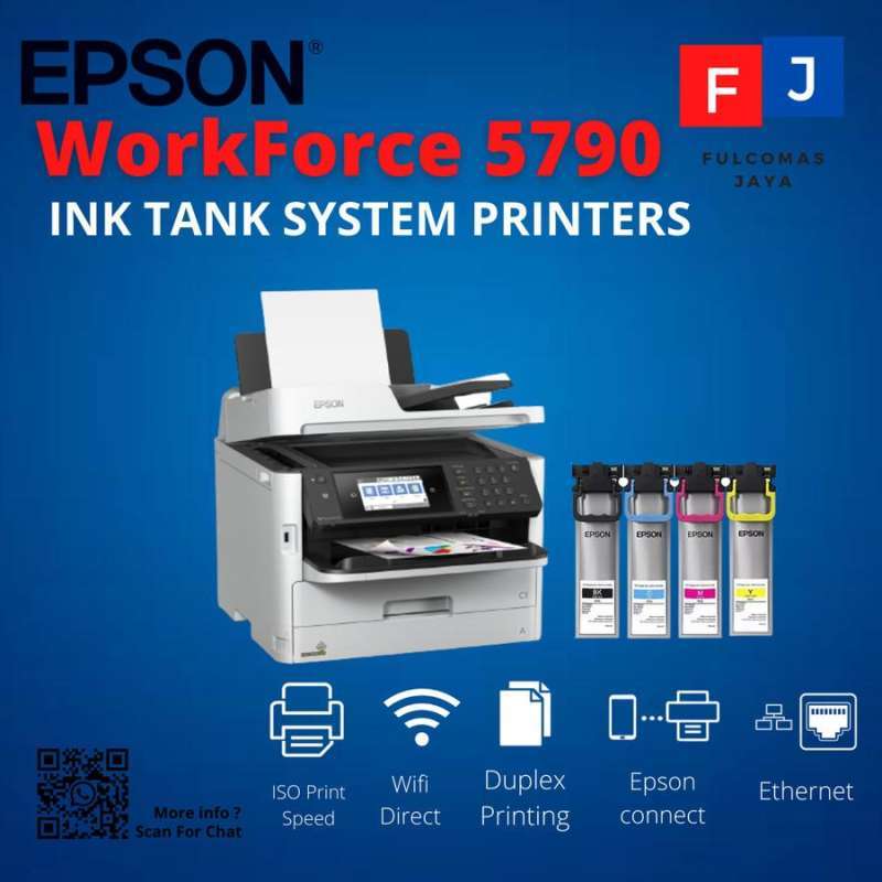 Jual Epson WorkForce Pro WF-C5790 Wi-Fi Duplex All-in-One Inkjet ...