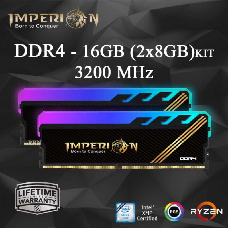Promo RAM RGB DDR4 16GB (2X8GB) 3200MHz KIT RAM PC RGB GAMING RESMI ...