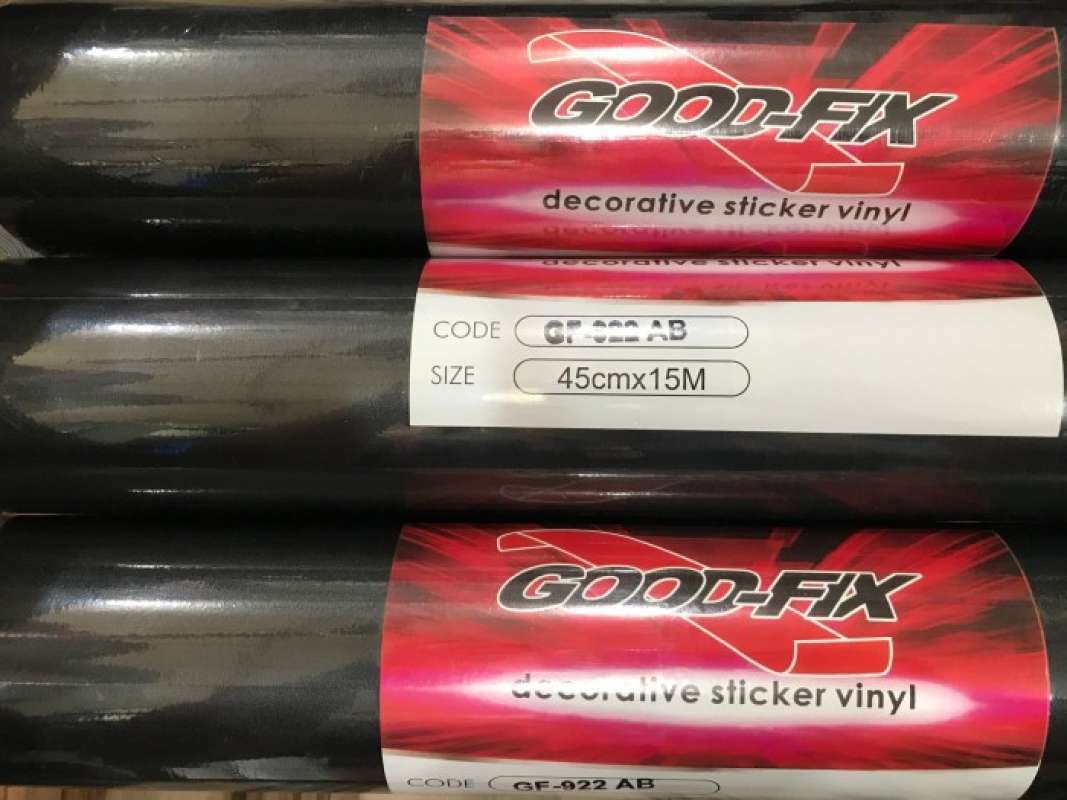 Promo Stiker / Sticker Goodfix Hitam Kasar / Kulit Jeruk Rol Mirip Dcfix Diskon 30% di Seller ...