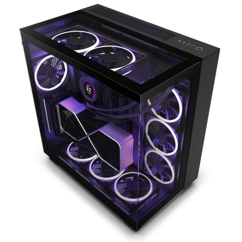 Jual NZXT H9 ELITE Premium Dual-Chamber ATX Mid-Tower Airflow Gaming ...