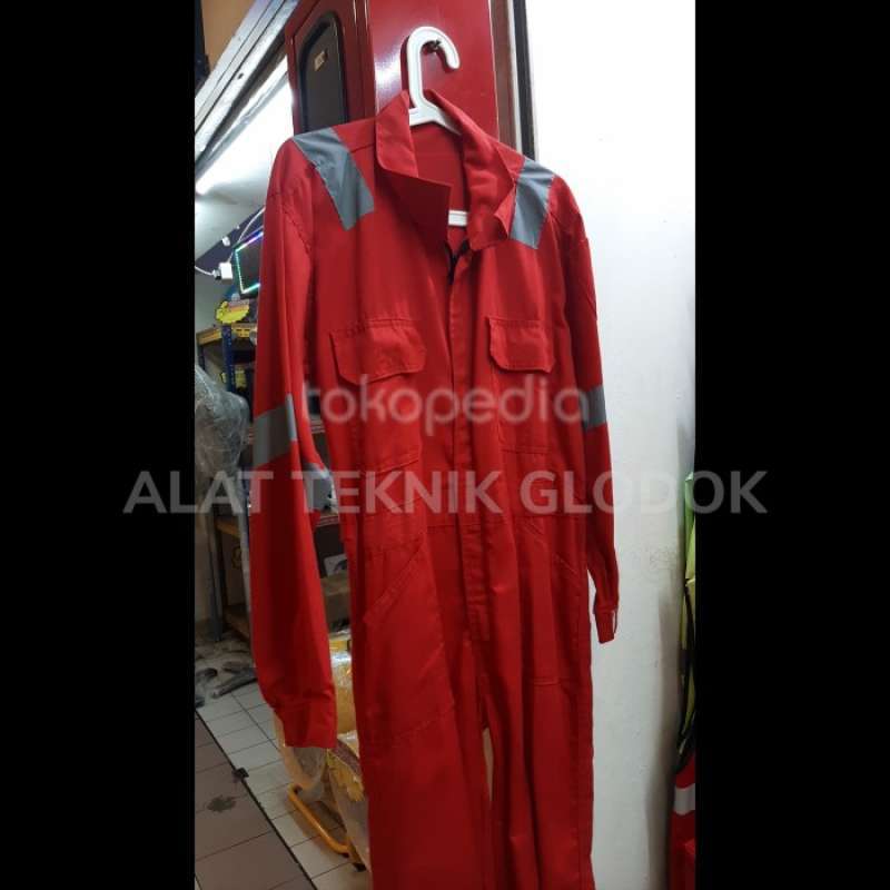Promo WEARPACK COVERALL MERAH IMJ Diskon 23% di Seller Vexana Jaya ...