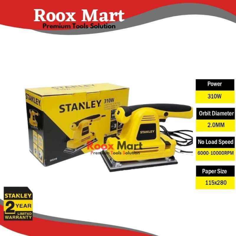 Promo Mesin Amplas Listrik 310w Stanley Sss310 1/2 Sheet Sander Diskon ...