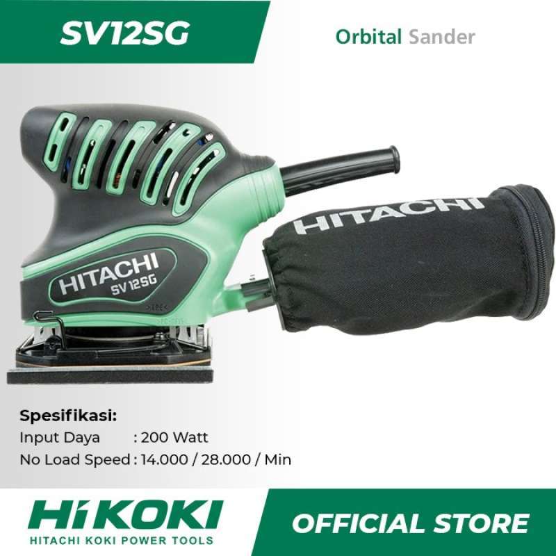 Promo Hitachi Hikoki Orbital Sander / Mesin Amplas Listrik 200watt Sv12sg Diskon 23% Di Seller ...