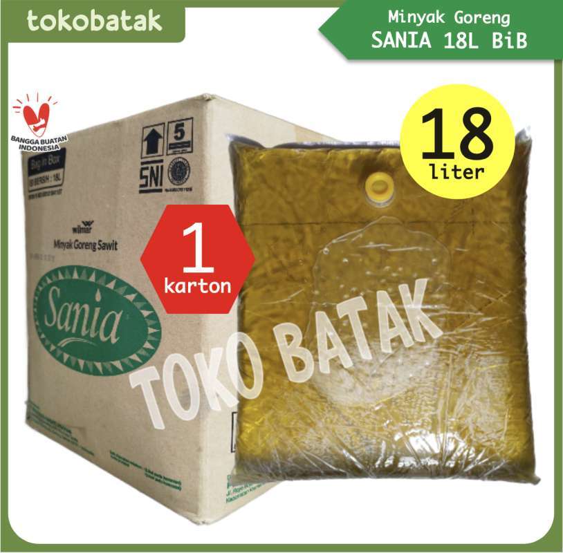 Jual Sania Premium 18 Liter Bib Minyak Goreng [1 Karton] Di Seller Toko ...