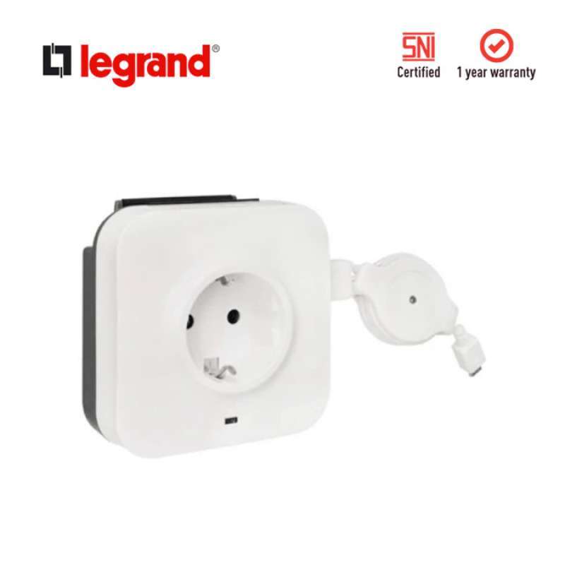 Promo Legrand Surge Protected Socket dengan 2 Port USB Diskon 23% di ...