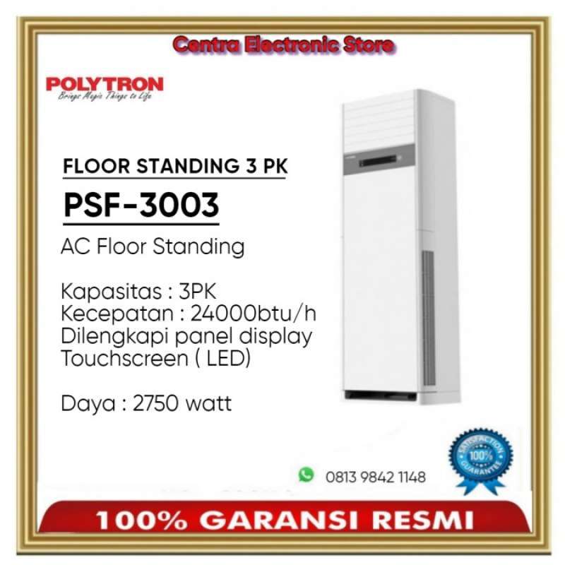 Promo POLYTRON AC FLOOR STANDING 3 PK PSF-3003 -UNIT ONLY Diskon 33% di ...