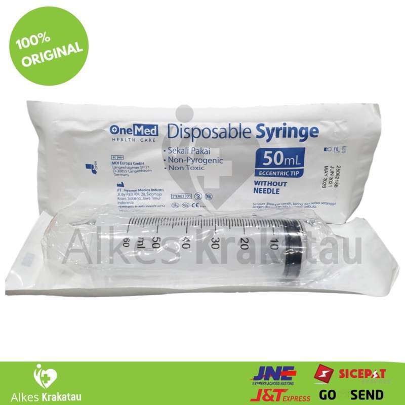 Jual Syringe 50cc Onemed / Spuit 50 Ml Cc One Med Di Seller Alkes ...