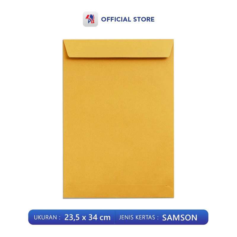 Jual Amplop Coklat Brio Ukuran Folio F4 Tanpa Tali 1 Pak Isi 100 Warna ...