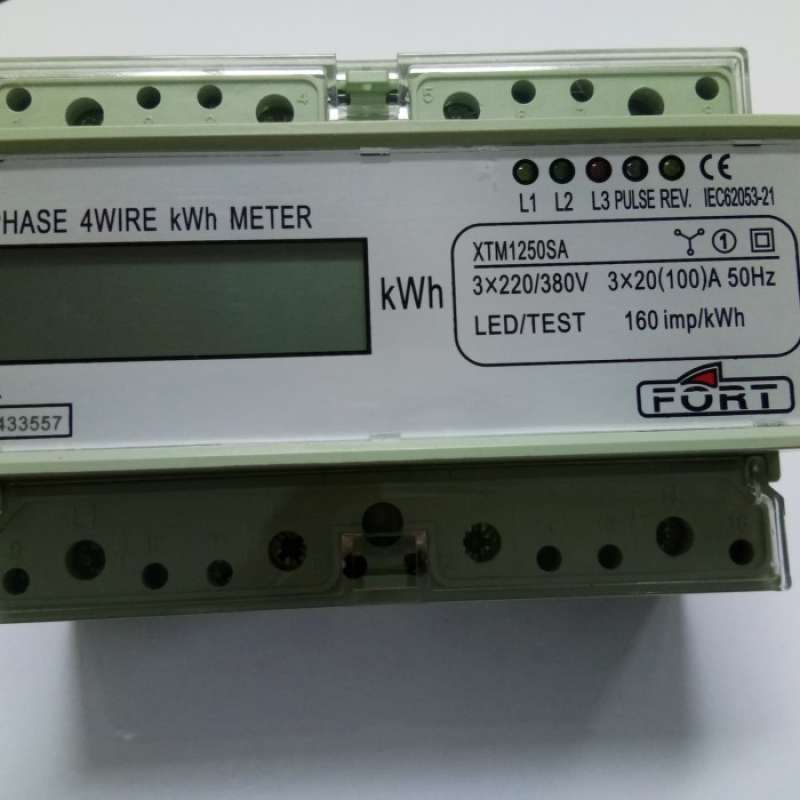 Promo kwh Meter XTM/1250/SA LCD Direct MER- FORT/KWH MATER DIGITAL/ 5 ...