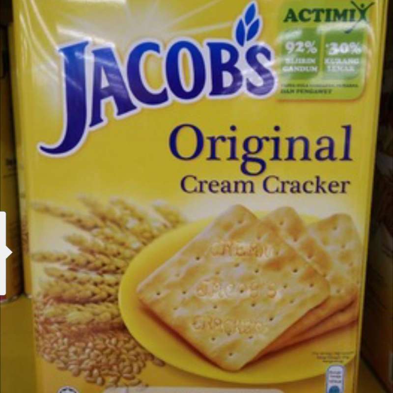 Jual Biskuit Jacobs Jacob's original kaleng Cream Cracker 750 gr ...