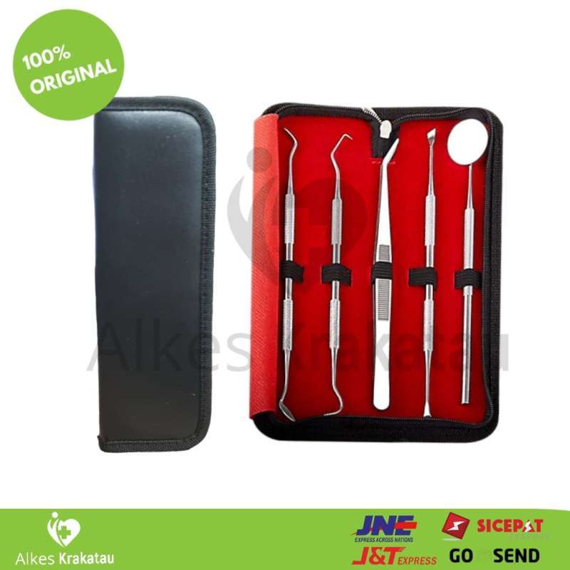 Jual Dental Kit Set Isi 5 / Instrumen Set Dental Di Seller Alkes ...
