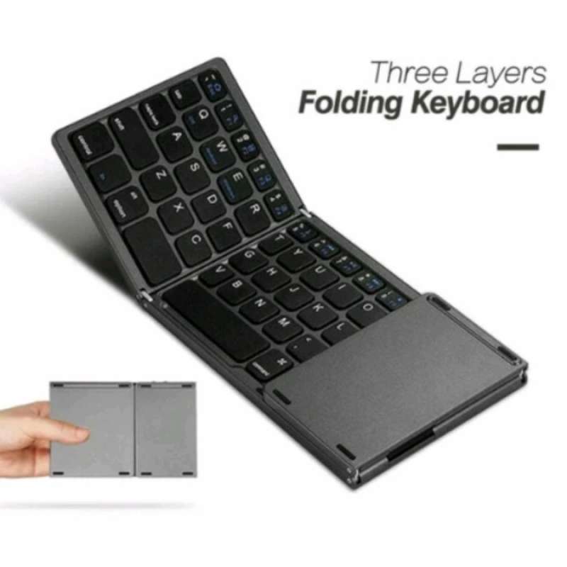 Jual Papan Ketik / Keyboard Bluetooth Portable Universal | 3 Lipatan ...