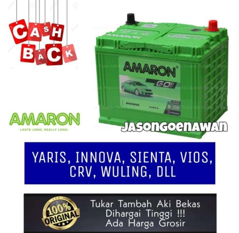 Jual Aki Mobil Amaron Go Ns60ls Yaris Innova Sienta Vios Crv Altis ...
