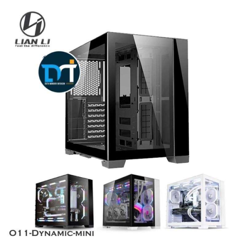 Promo Lian Li O11 Dynamic Mini White I Black I Snow - m-ATX Gaming Case ...