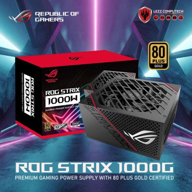Promo Asus Rog Strix 1000g - 1000w 80+ Gold Full Modular Gaming Power ...