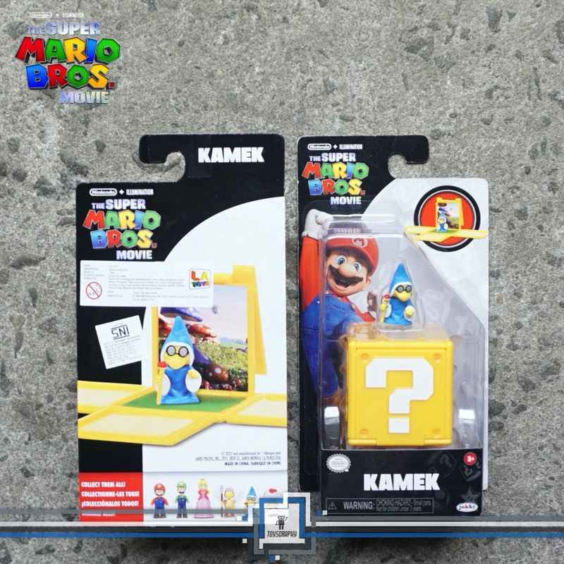Jual The Super Mario Bros Movie Mini Kamek Figure With Question Block ...