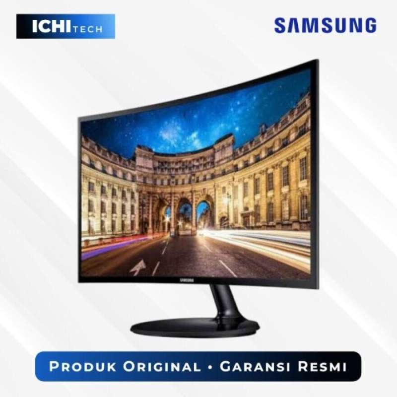 Promo Monitor Samsung C24F390 LED 24 Inch VA 60Hz Curved HDMI VGA ...