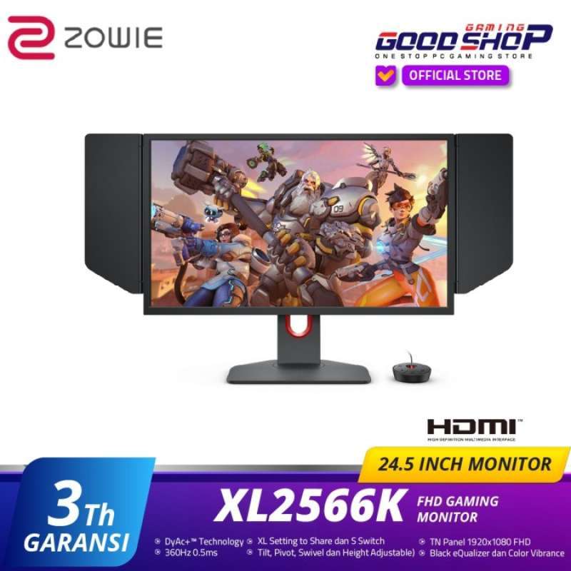 Promo BenQ ZOWIE 2566K 24.5â€ 0.5ms 360Hz FHD Gaming Monitor Diskon 23% ...