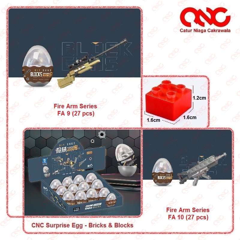 Jual CNC Surprise Egg Bricks & Blocks - Fire Arm Series , LEGO ...