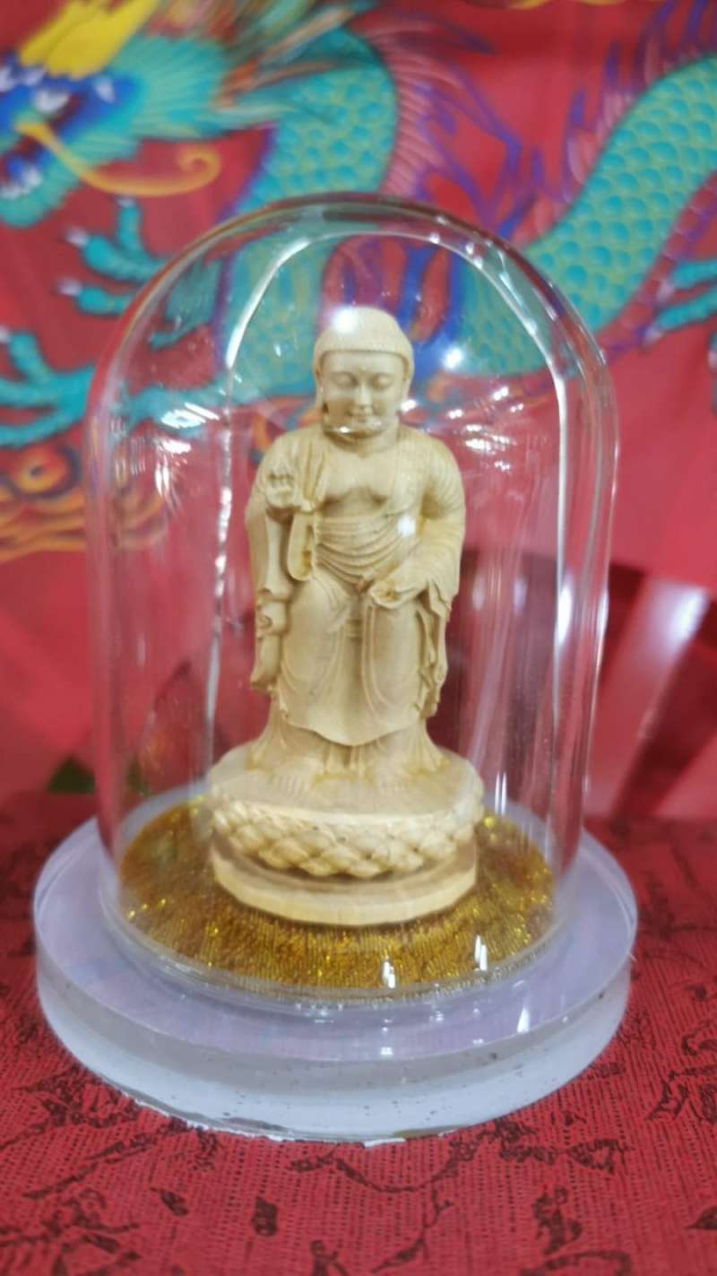 Promo Patung Buddha Amitabha / Miniatur Kayu Unik Rupang Buddha ...