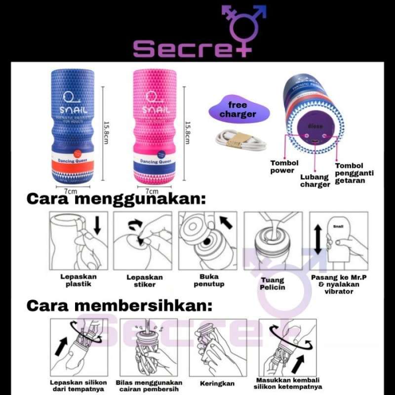 Promo Secret Produk - Snail Dancing Queen Cup For Man Diskon 9% Di ...