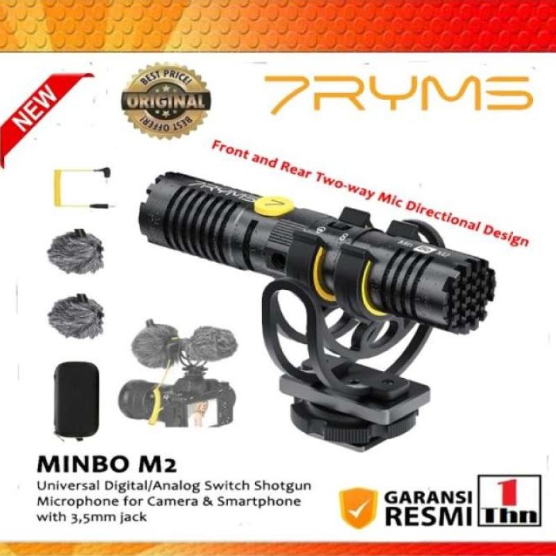 Promo 7RYMS MinBo M2 2 way Bi-directional Mini Shotgun Mic Microphone ...