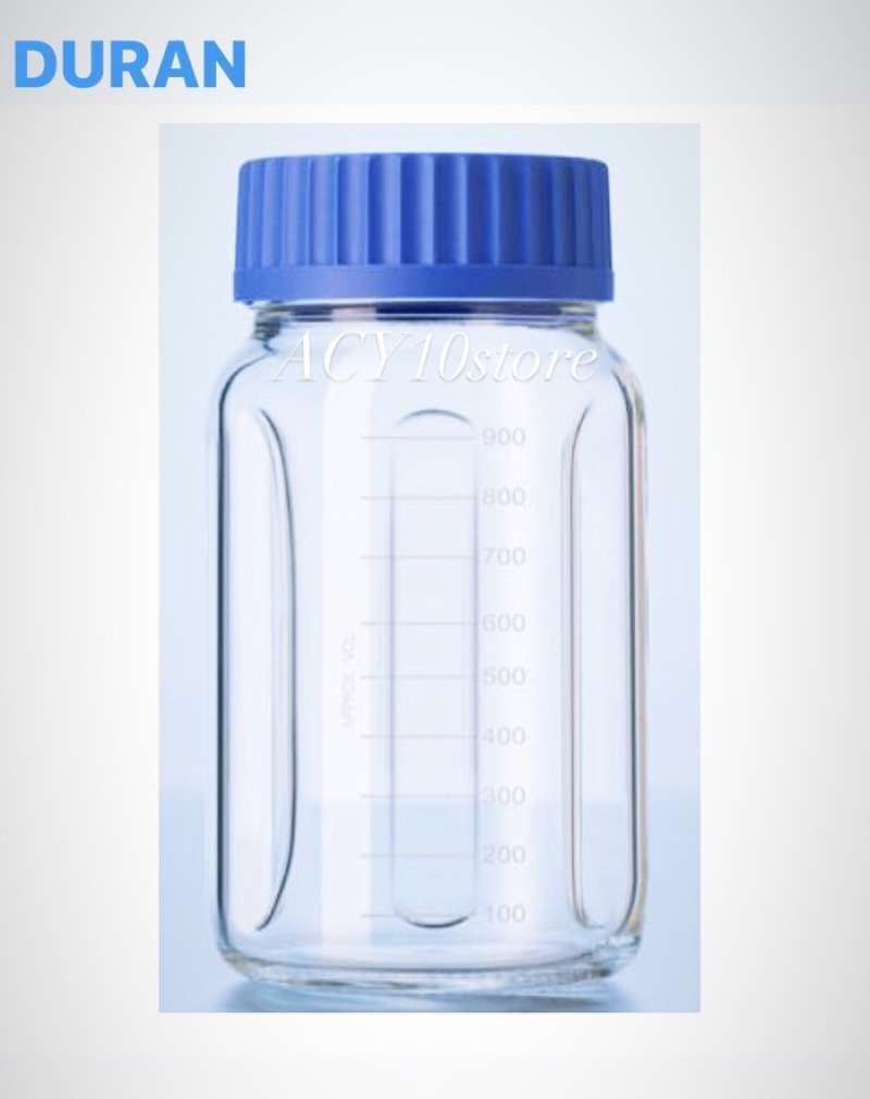 Promo DURAN Baffled Bottle Wide Mouth, 250ml, 500ml, 1000ml Diskon 23% ...