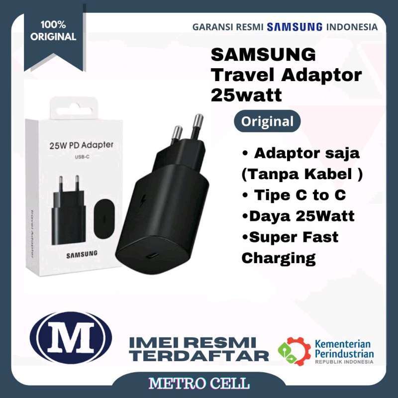 Jual Adaptor Charger Samsung 25 Watt Original - Putih Di Seller Metro ...