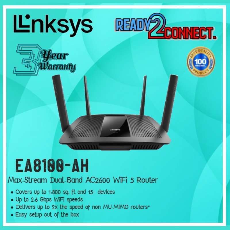 Promo Ea8100 Max-streamâ„¢ Ac2600 Mu-mimo Gigabit Wifi Router Diskon 23 ...
