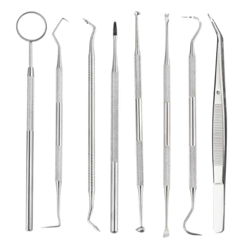 Jual Dental Kit Set 8pcs Alat Dokter Gigi Dental Instrument Perawatan ...