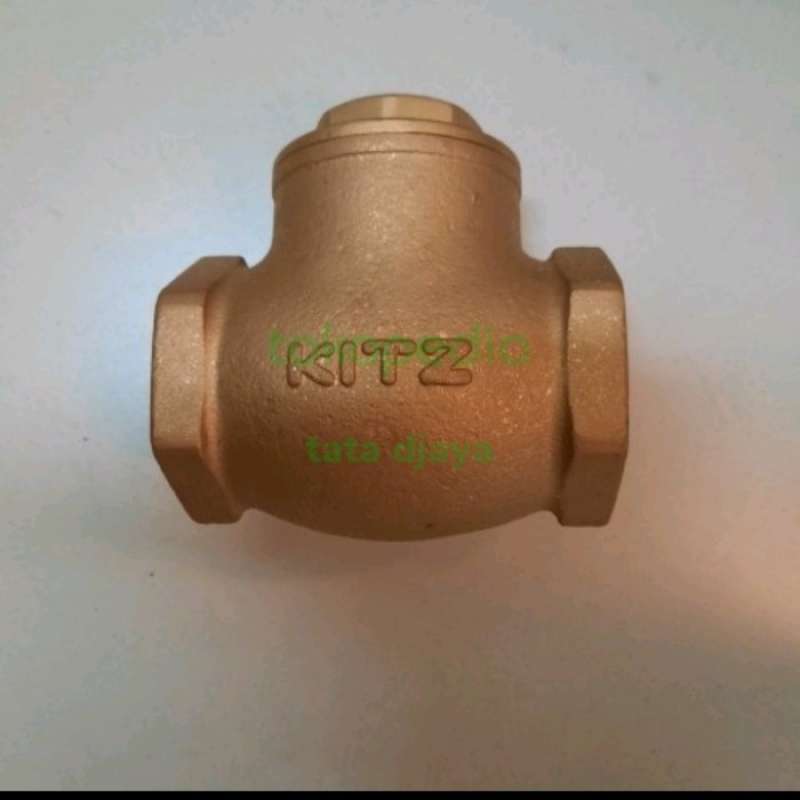 Promo check valve 3/4 inch kitz kuningan Diskon 23% di Seller Tasakamu ...