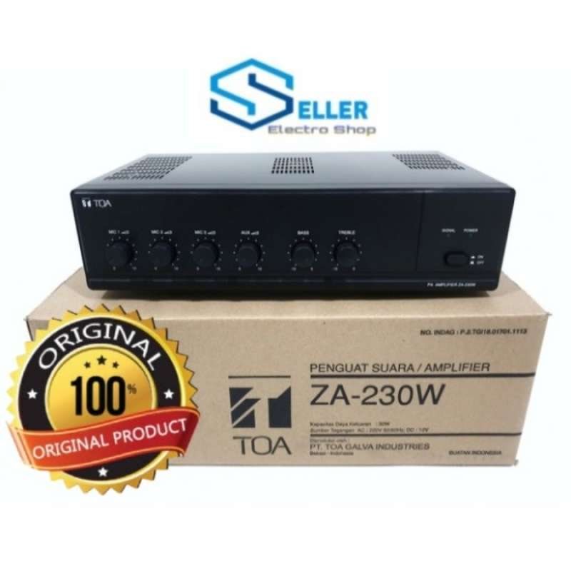 Promo AMPLI TOA ZA 230 W(30WAT) ORIGINAL AMPLI TOA Diskon 23% di Seller Focus ID - Cilandak ...