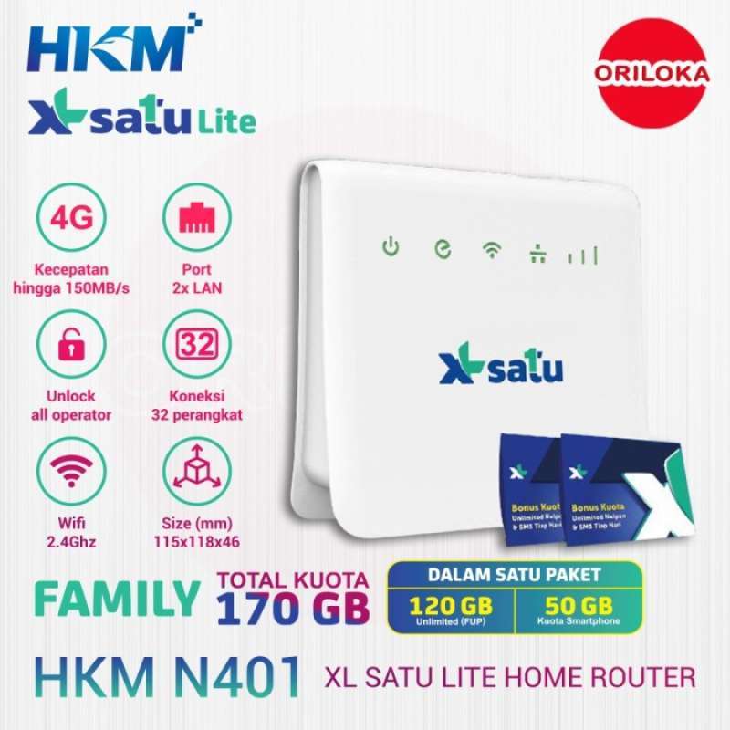 Promo Modem wifi Router HKM N401 Satu Lite 4G LTE - Unlock All Operator ...