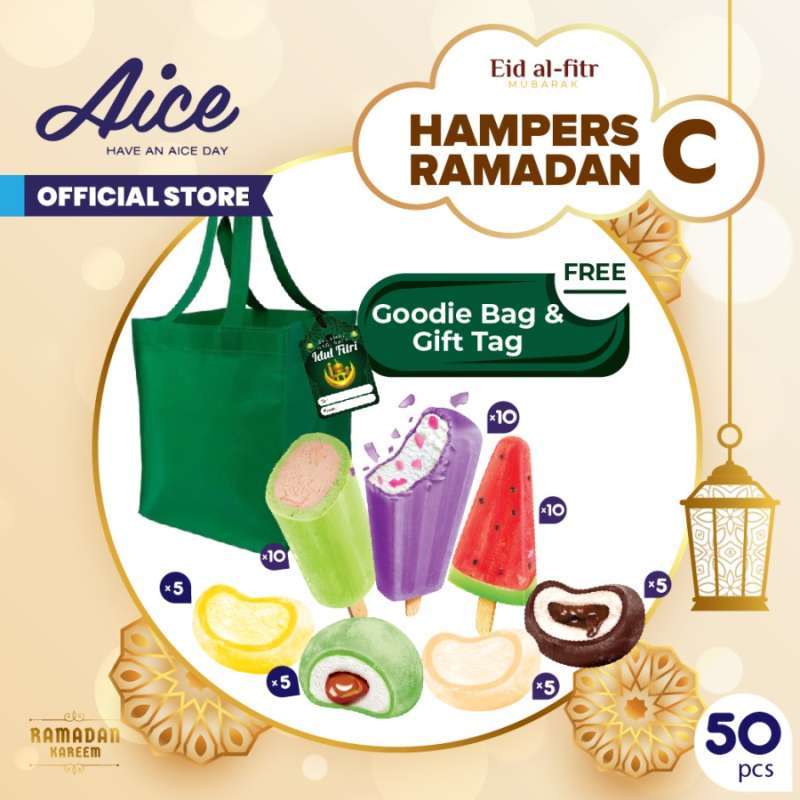 Jual Paket Aice Ice Cream Hampers Idul Fitri Lebaran Ramadhan C Es Krim ...