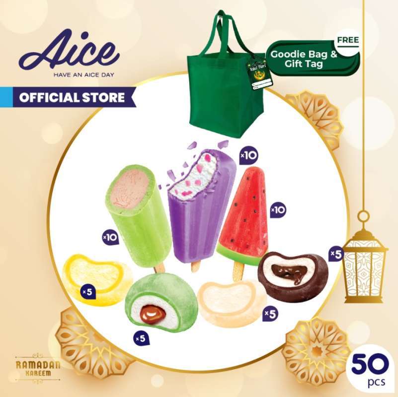 Jual Paket Aice Ice Cream Hampers Idul Fitri Lebaran Ramadhan C Es Krim ...
