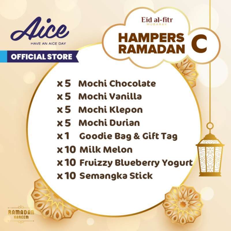 Jual Paket Aice Ice Cream Hampers Idul Fitri Lebaran Ramadhan C Es Krim ...