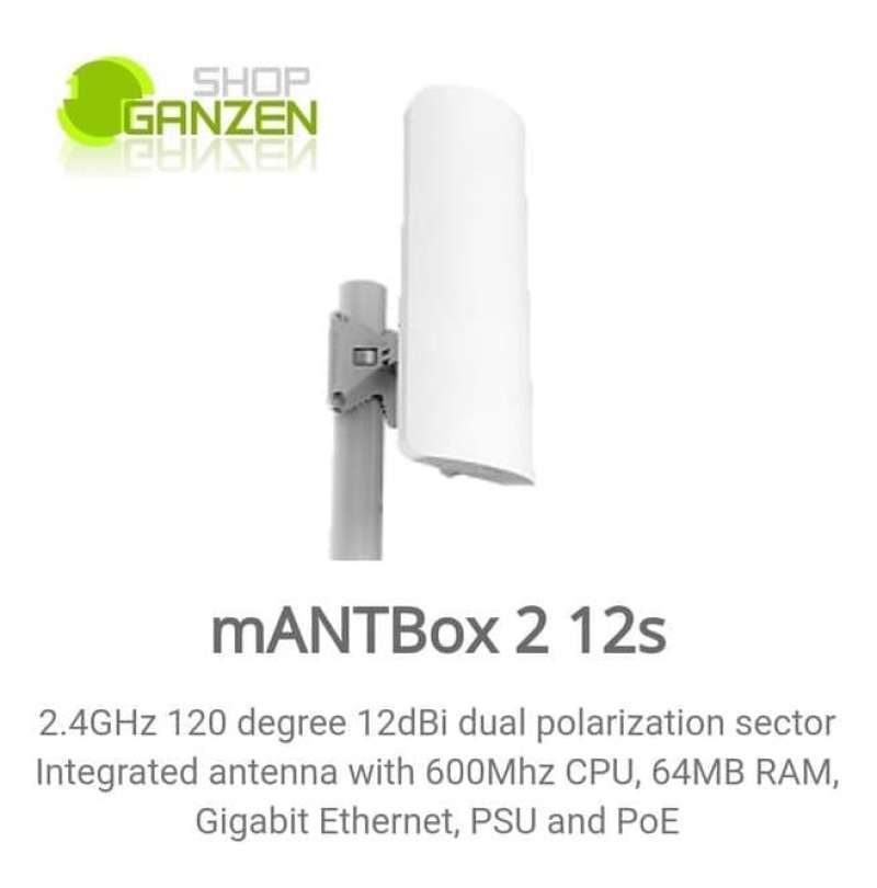 Promo Mikrotik Embedded Sectoral 2.4Ghz MIMO RB911G-2 nD-12S / mANTBox ...