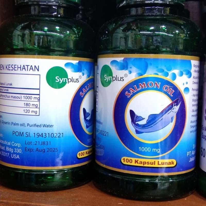 Promo synplus salmon oil 1000mg 100 caps Diskon 23% di Seller Abata ... Promo synplus salmon oil 1000mg 100 caps Diskon 23% di Seller Abata ...