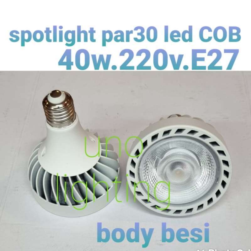 Promo spotlight par30 led 40watt 40w sorot par30 cob 3000k 40 watt E27 220v Diskon 23% di Seller ...