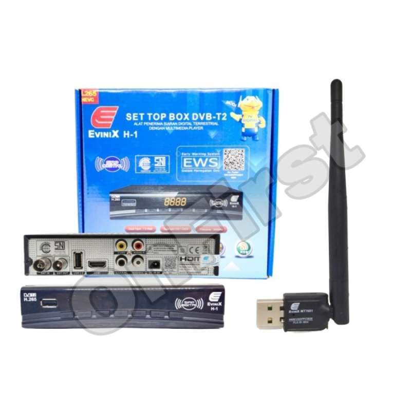 Jual Set Top Box Tv Digital Dvbt2 Evinix + Dongle Evinix Di Seller Emma ...