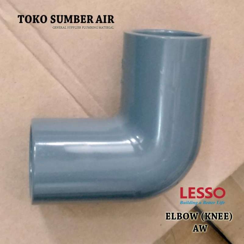 Jual Pvc Elbow /knee 3 Inch - Aw - Merk Lesso Di Seller Sumber Air ...