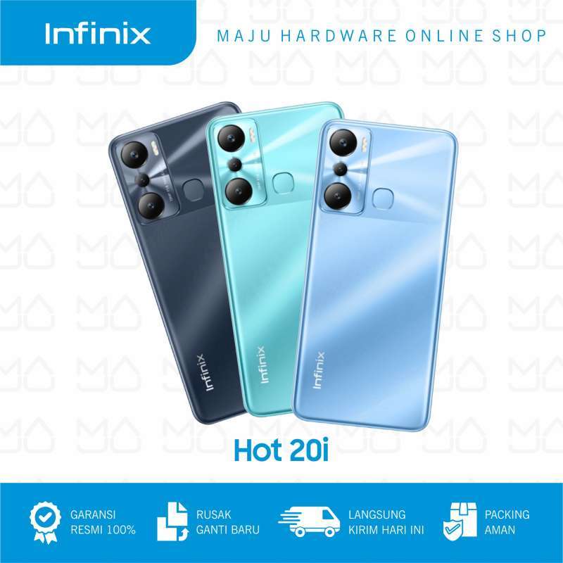 Jual Infinix HOT 20i Smartphone [4GB/ 64GB] Garansi Resmi di Seller Maju Hardware Group - Maju ...