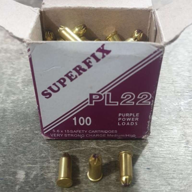 Promo Superfix Ramset Pl22 Only Logo Il Very Strong Ungu 100 Pc Terbaik ...