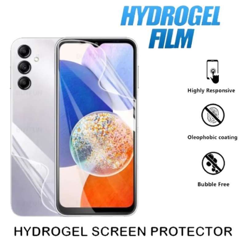 Jual SAMSUNG A14 A24 A34 A54 CLEAR HYDROGEL FULL COVER DEPAN BELAKANG - SAMSUNG A24 DEPAN di ...