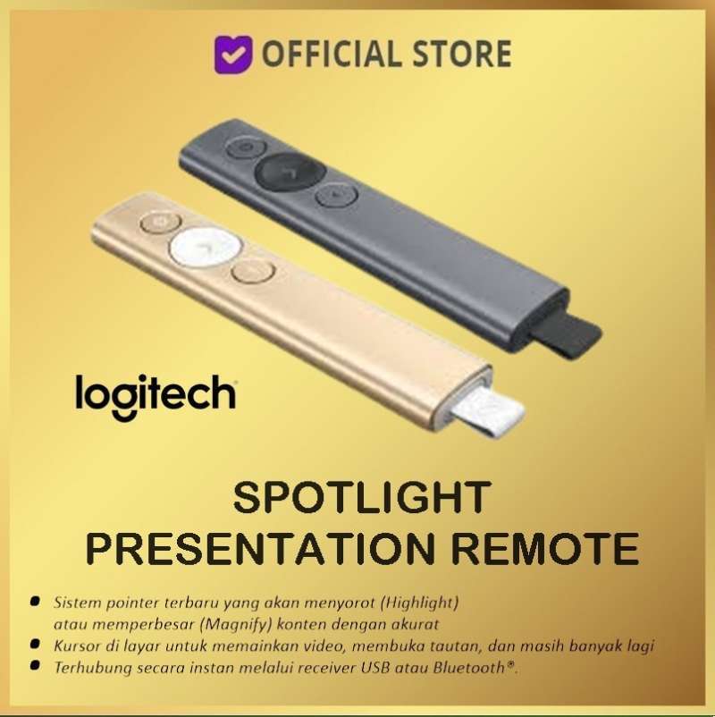 Jual Logitech Spotlight Wireless Presentation Remote - Presenter ...